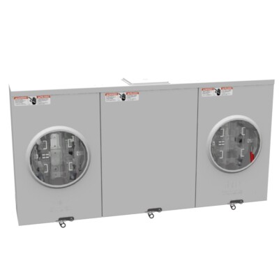 Milbank U2752-X-5T9 2 Gang Meter Lever Bypass Ringless. | eBay