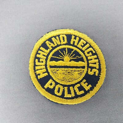 Highland Heights OH Police 3 1/4" Patch | eBay