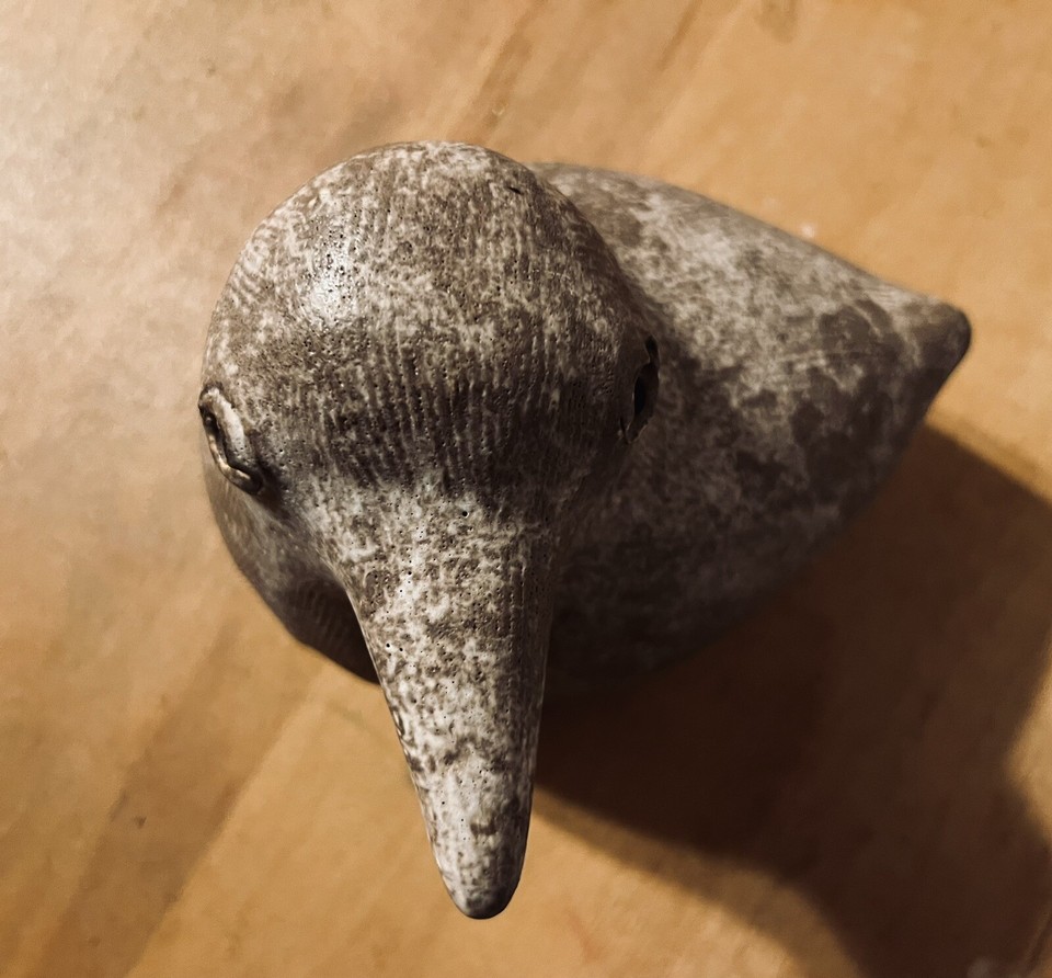 Beautifully Signed Vintage McCarty Pottery Nutmeg Grouse Bird Merigold ...