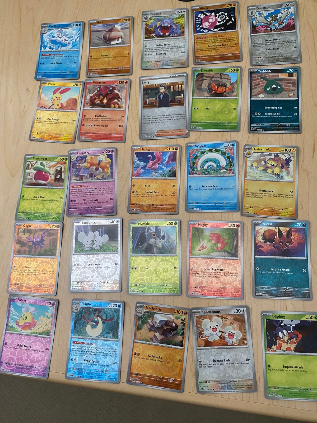 Paradox Rift Reverse Holo lot 25 cards Pokemon Scarlet and Violet | eBay