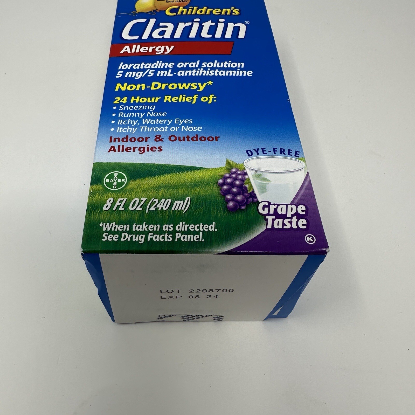 Claritin Children's Allergy Syrup Grape 8oz 041100810991t1435 for sale ...