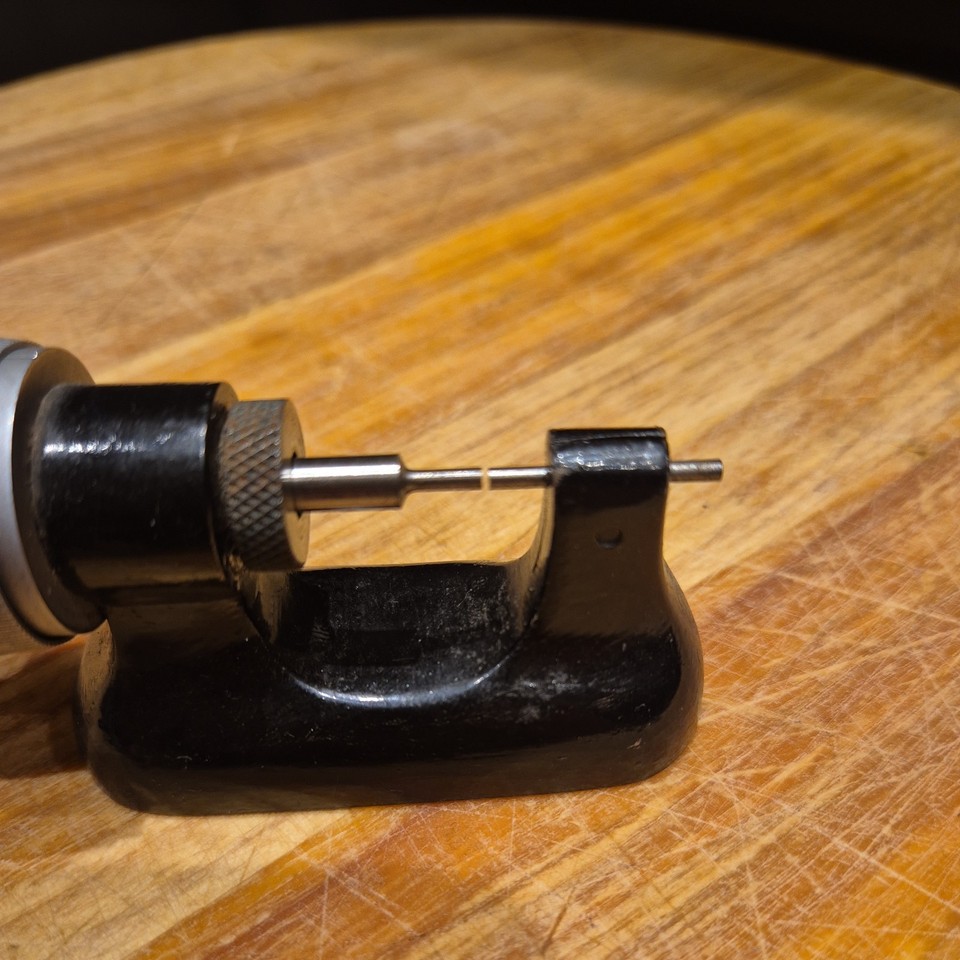 BERGEON Watchmakers Bench Top Micrometer VG used vintage watch tools ...