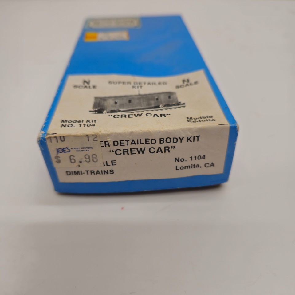 Micro-Trains Dimi-Trains N Scale Crew Car Body Kit No. 1104 Detailed ...