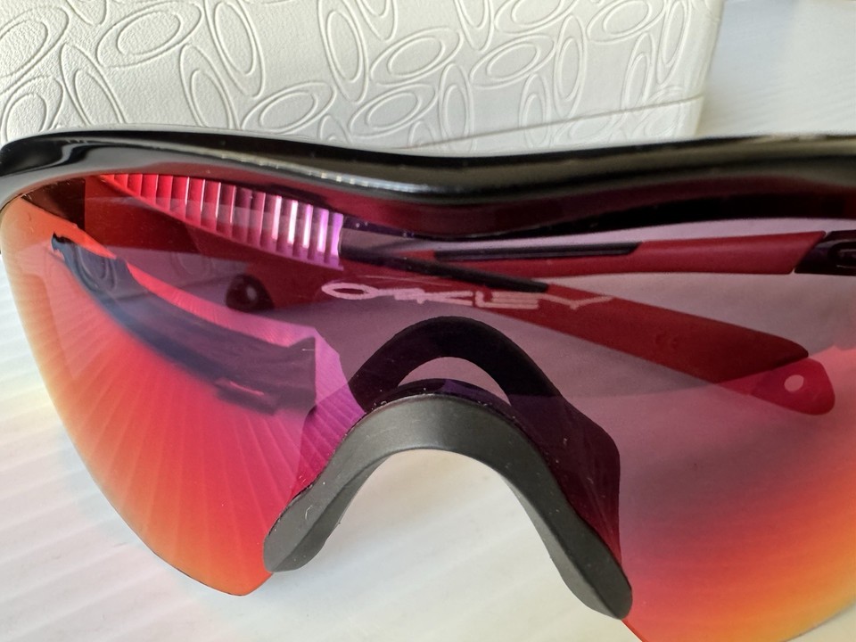 Oakley M2 XL Prism Road Polished Black Frame Violet Shield Lens #009343 ...