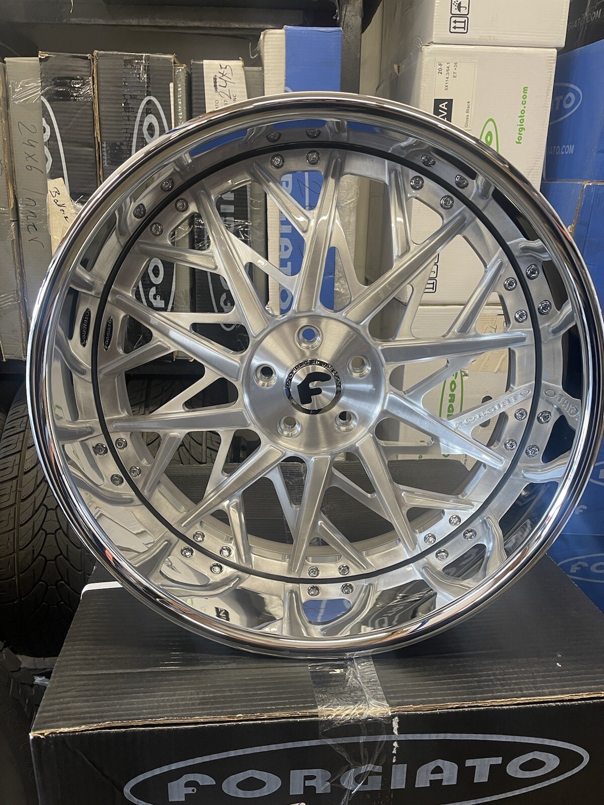 22x9-10 FORGIATO BLOCCO OLD SCHOOL CAPRICE CUTLASS IMPALA WHEEL TIRE ...