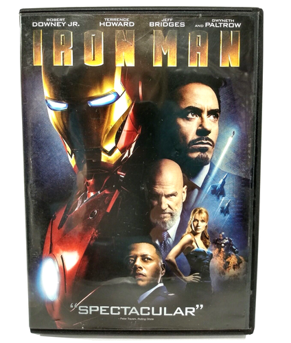 Iron Man (DVD, 2008, Widescreen) Robert Downey Jr. Jeff Bridges | eBay