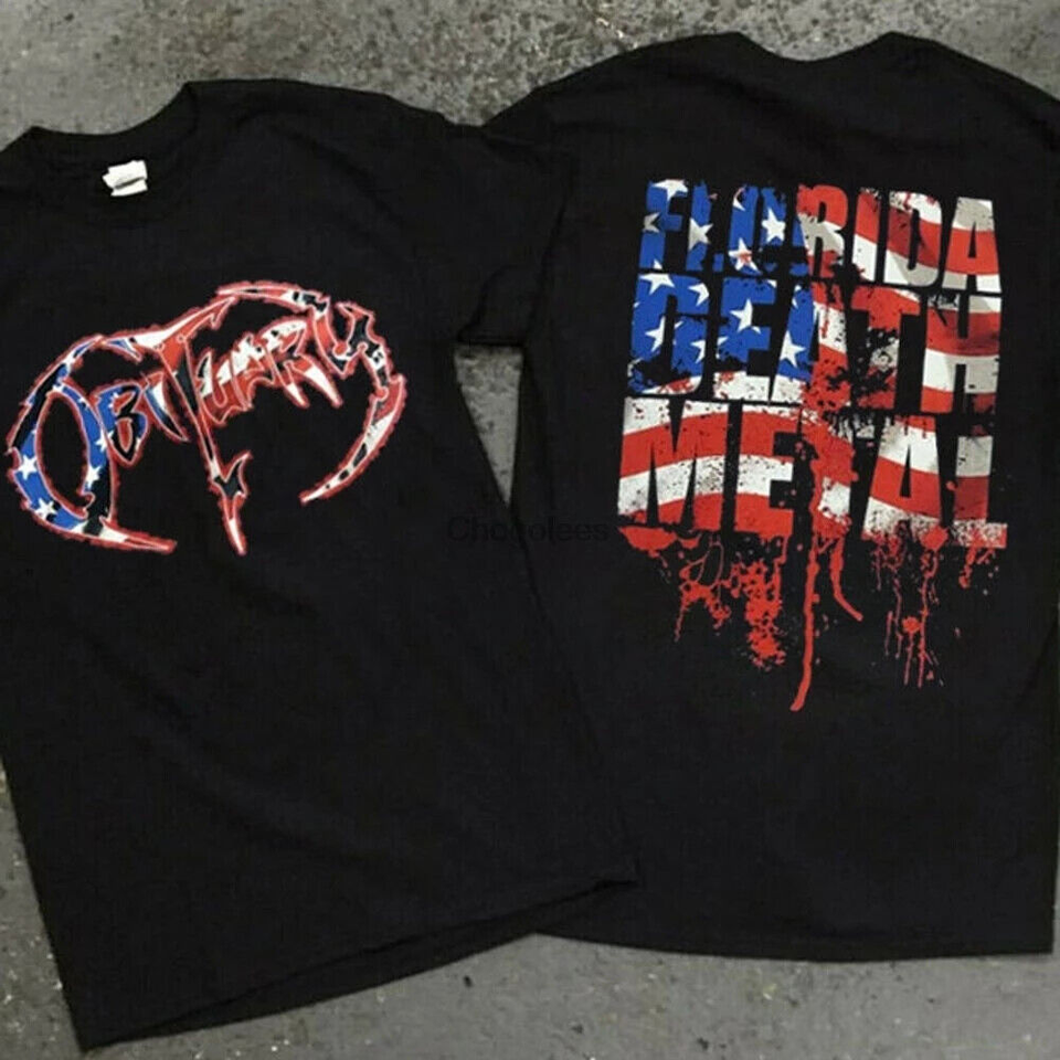 HOT!! Vintage 90s Obituary Florida Death Metal T Shirt Obituary Death ...