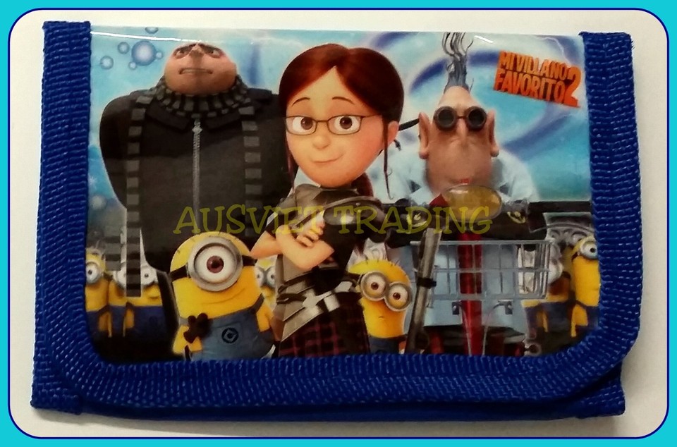 new Despicable Me Minions boys kids Wallet tri-fold coin purse | eBay