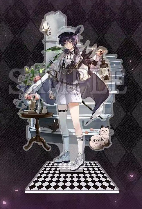 Genshin Impact Scaramouche Acrylic Figure Stand Table 3D HD Display ...