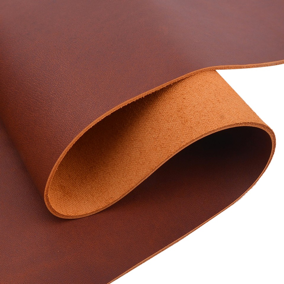5/6OZ Brown Tooling Leather Square 2.0mm Thick Full Grain Cowhide ...