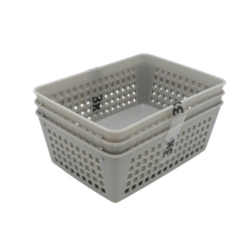 Jes Collection 3 Pièce Corbeille de Rangement Set Pratique Aide À L ...