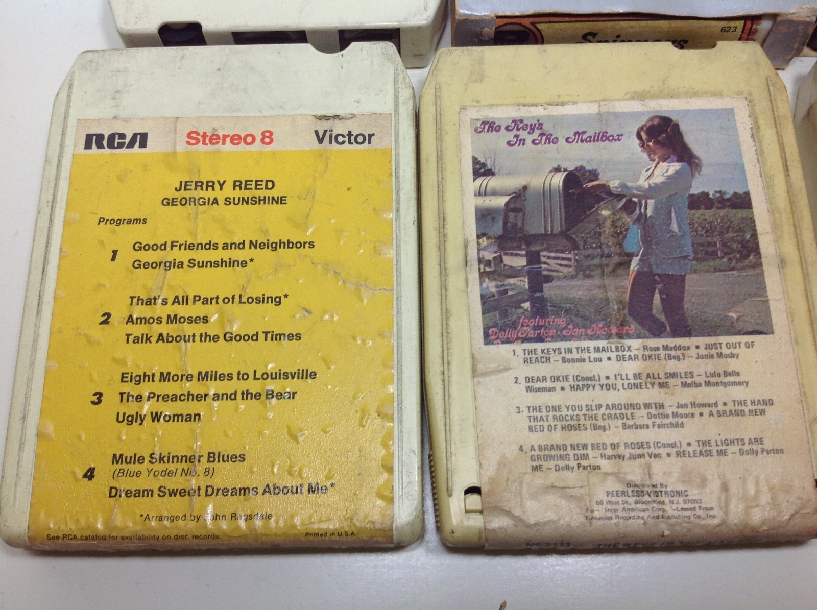 8 Track Tape Lot of 8 Lou Rawls Waylon Jennings Isaac Hayes Jerry Reed ...