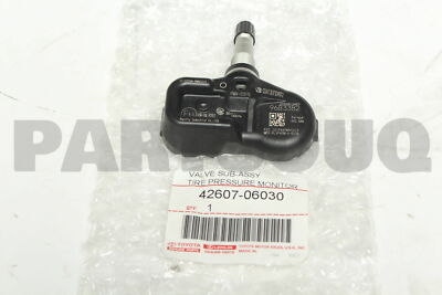 4260706030 Genuine Toyota VALVE SUB-ASSY, TIRE PRESSURE MONITOR 42607 ...