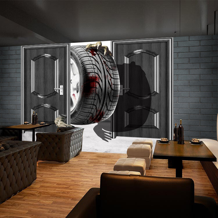 3D Blood Wheel 14941NA Wallpaper Wall Murals Removable Wallpaper Fay | eBay