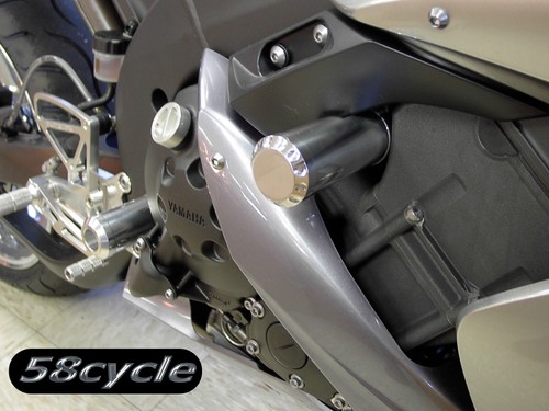 04-06 R1 Polished Frame Sliders Savers Crash Protectors Choose CAPS ...