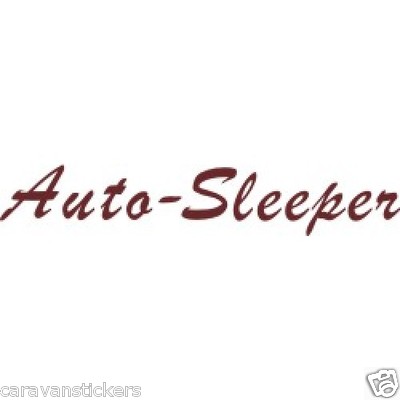 AUTO-SLEEPER - (STYLE 2)(BROKEN) - Motorhome Name Sticker Decal Graphic ...