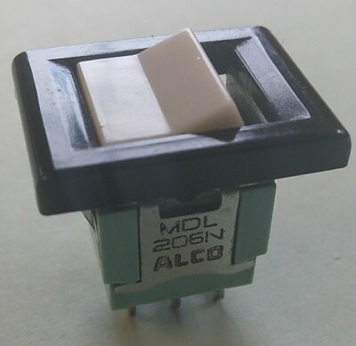 ALCO Switch 206N On-On DPDT Rocker Panel Mount Switch Electronic DIY | eBay