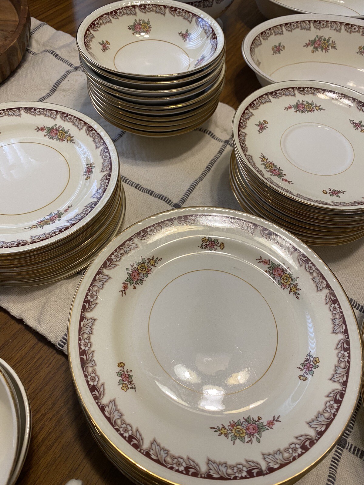 Rare Vintage 1951 Georgian Homer Laughlin Eggshell USA 71 Piece ...