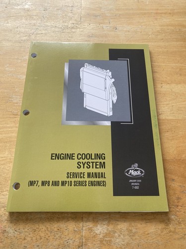 Mack Truck MP7 MP8 MP10 Engine Cooling System Radiator SERVICE MANUAL ...
