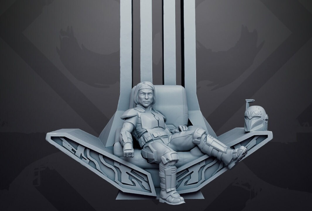 Exiled Monarch on Throne | 35mm | SW Legions | DnD Miniatures ...
