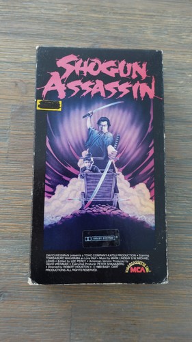 Shogun Assassin (VHS, 1980) Lone Wolf Cub Martial Arts Tape Film MCA ...