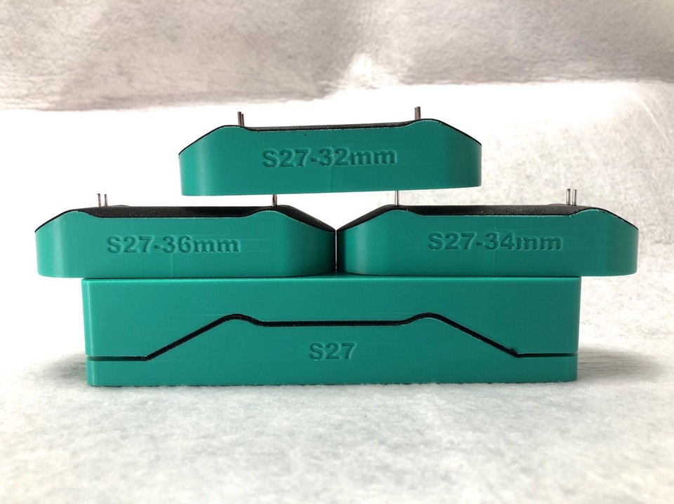 S27 Concave Fingerboard Mold Set 32mm 34mm 36mm DIY Deck Press Tool ABS ...