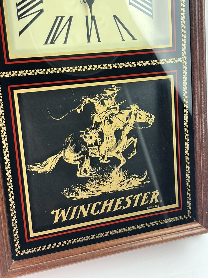 Vintage Hanover Winchester Quartz Wall Clock 19.5”x12” w/ Papers NOT ...