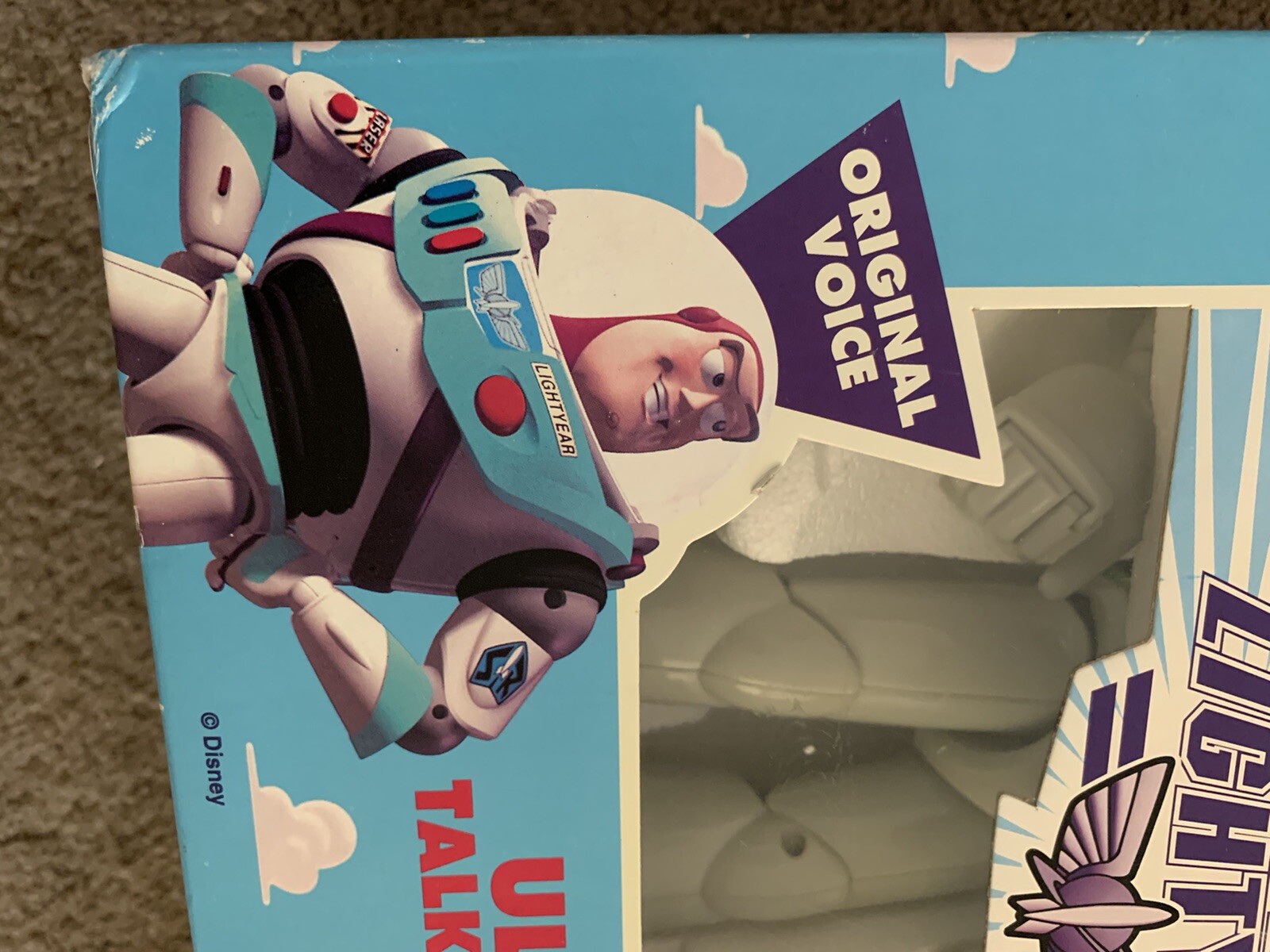 Toy Story Electronic Talking Buzz Lightyear Thinkway 1995 new factory ...