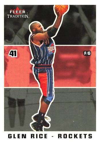 2003 Fleer Tradition #63 Glen Rice Houston Rockets | eBay