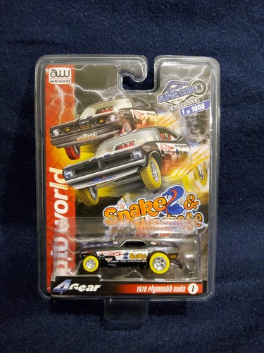 Auto World "Exclusive" 4Gear Hot Wheels "The Snake" 1 of 1008 HO Slot ...