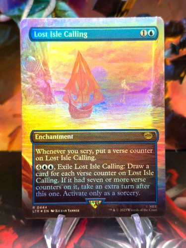 FOIL - Lost Isle Calling BORDERLESS - MTG LOTR Lord of the Rings - LIGHT PLAYED | eBay