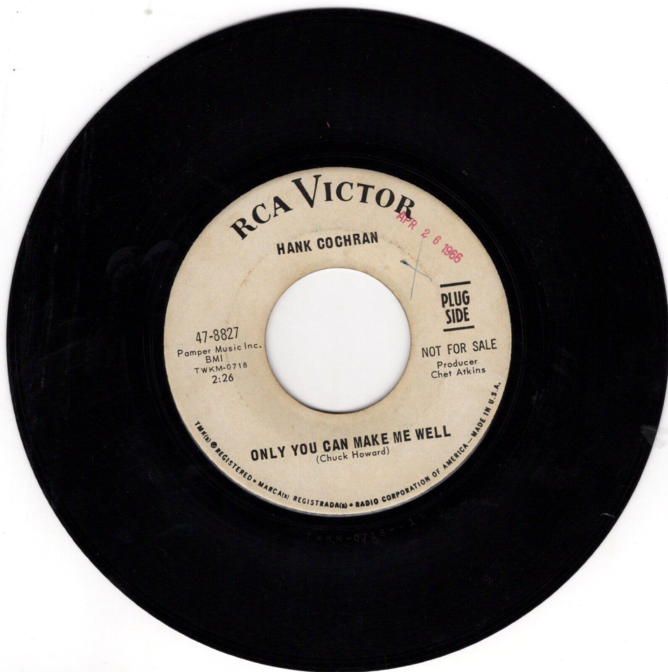 Hank Cochran – Crying Section 1966 RCA Promo Country VG+ | eBay