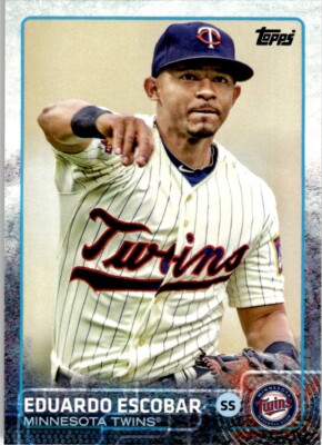 2015 Topps Baseball Card Eduardo Escobar Minnesota Twins #204 | eBay