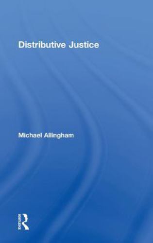 Distributive Justice by Michael Allingham (2014, Hardcover) for sale ...