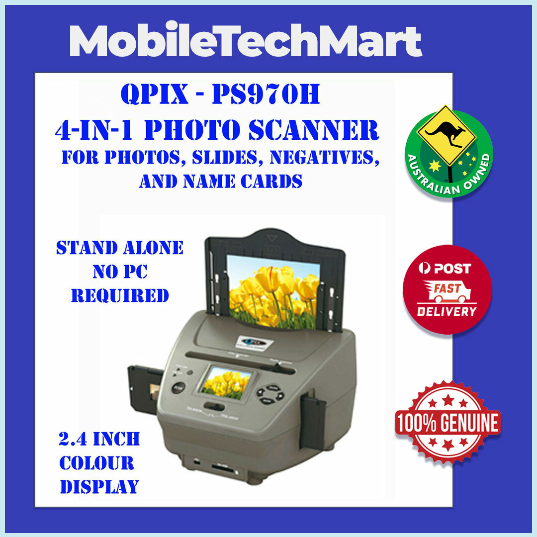 Qpix Film Scanner 35mm Negative Slide Film Scanner Photo Digitizer