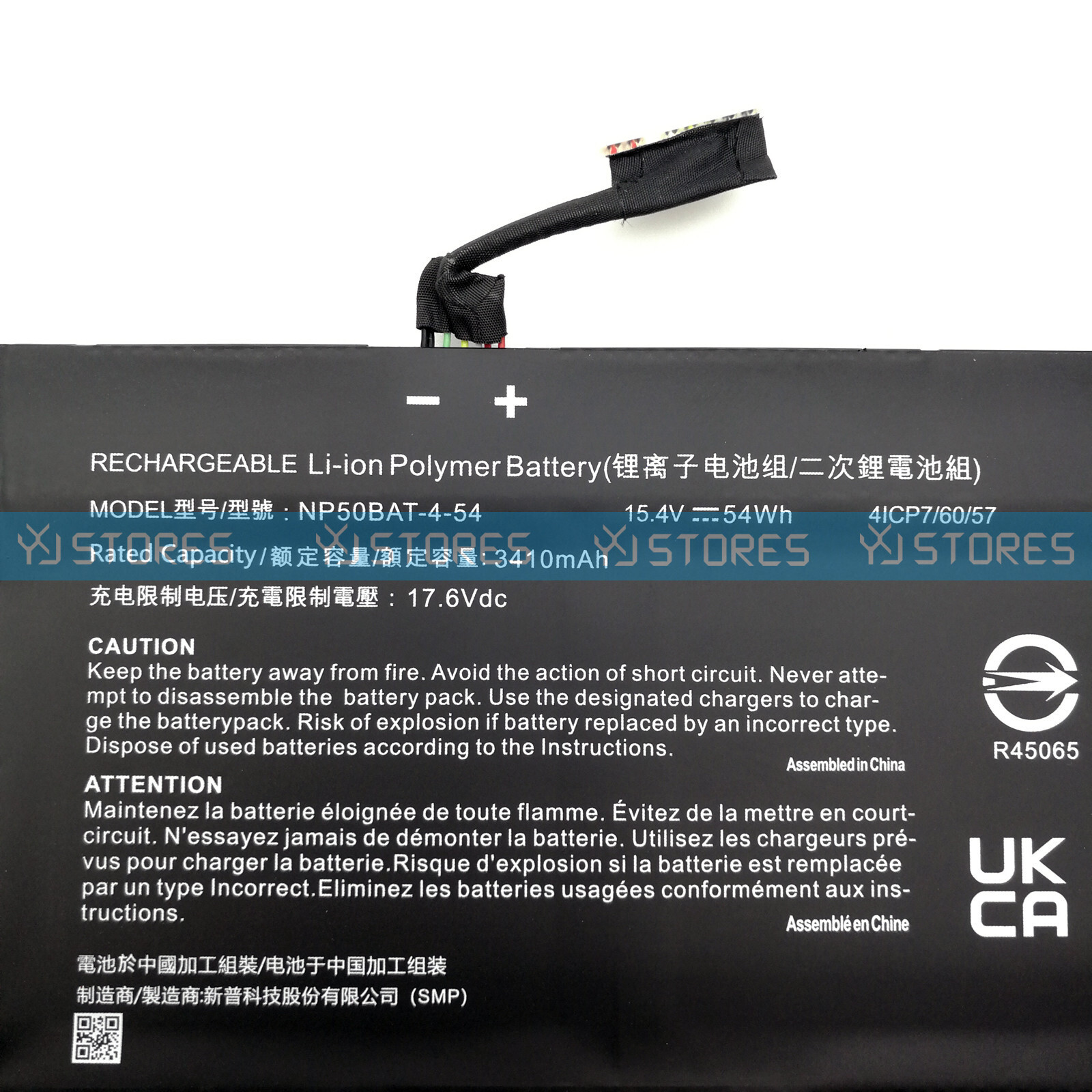 Genuine NP50BAT-4-5 OEM Battery for Gigabyte G5 G7 KF KE GE Clevo X17 ...