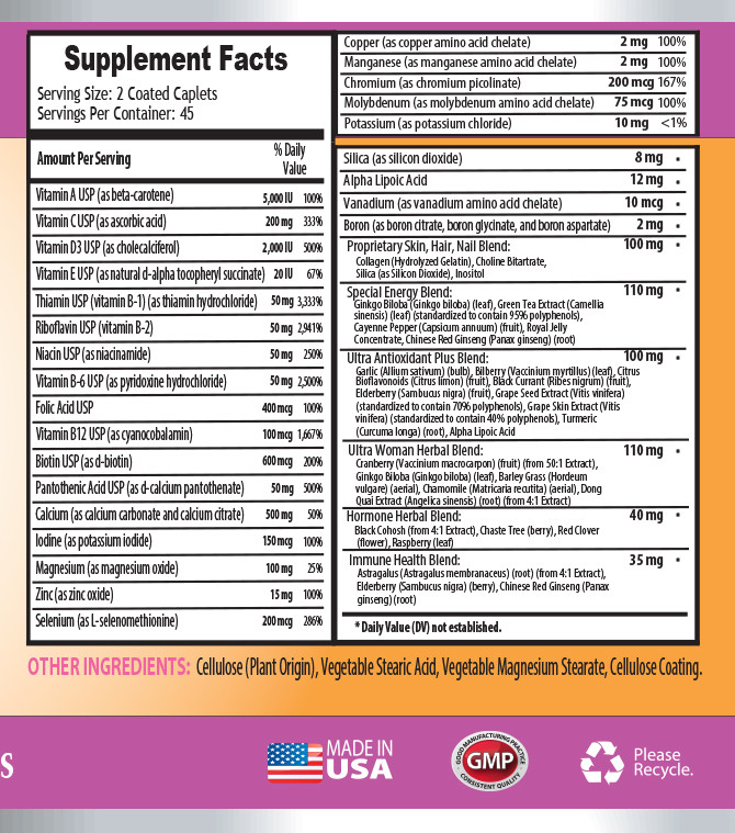 Women’s Health - WOMEN'S MEGA COMPLEX - Natural Strength 3 Bottles 180 ...