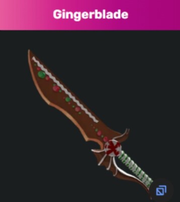 Roblox Murder Mystery 2 MM2 Gingerblade Godly Knifes ginger blade Lame ...