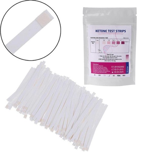 100x Ketone Test Strips - KETO Urine Tests - Ketosis Ketostix Test ...