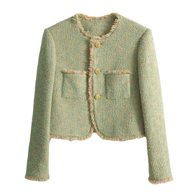 Women Autumn Fashion Short Coat Top Chic Long Sleeve Button Jacket | eBay