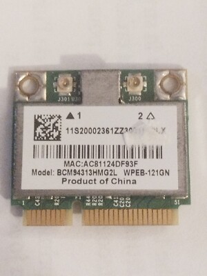Carte Wifi ANATEL HP / BCM94313HMG2LP1 / 593836-001 / 593732-001 / WPEB ...