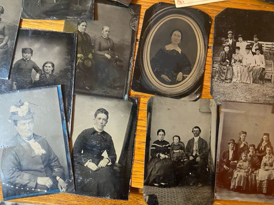 Antique Tintypes Photograph , Men, Women Lot | eBay