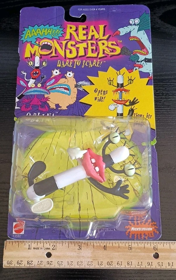 AAAHH!!! Real Monsters Set of 4 Krumm, Ickis, Gromble 1995 Mattel New ...