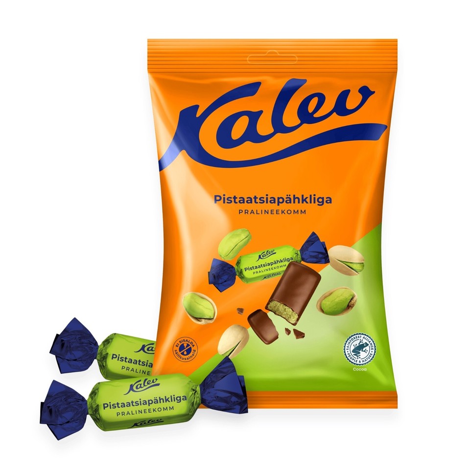 ESTONIA - Various Estonian Kalev candy bags Your choice LOT of 4 Bags ...