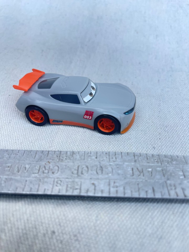 Disney Pixar Cars - 1:55 SCALE *PLASTIC* APPLE RACER NEXT GEN JP. DRIVE ...