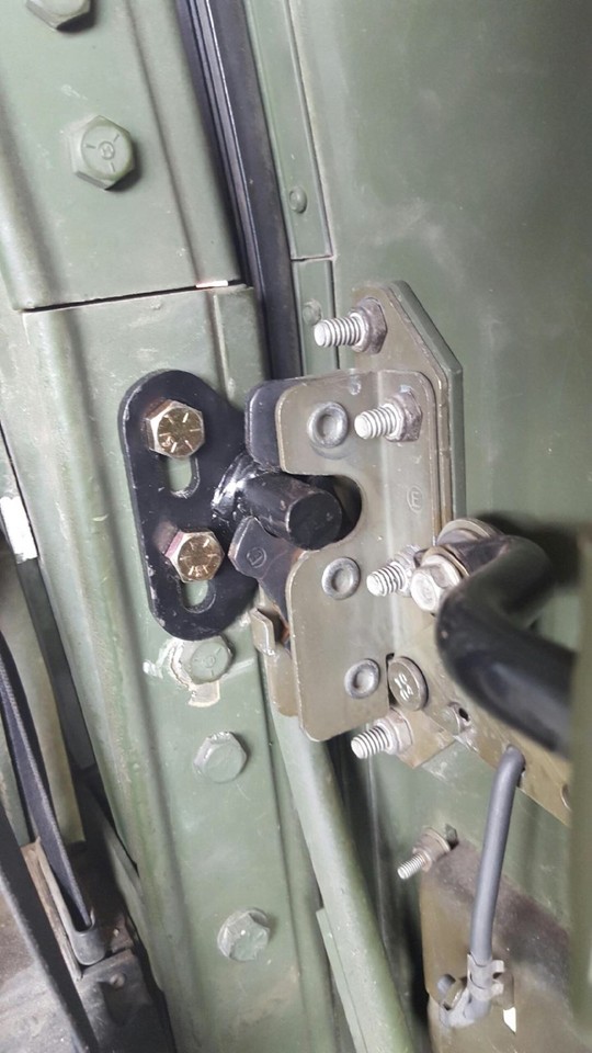 X-door Striker Set Of 4 - Black - No Bolts- fits Military Humvee Hard ...
