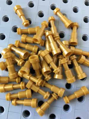Lego Gold Minifig Utensil Telescopes Stick W/knob And Tube New Lot Of ...
