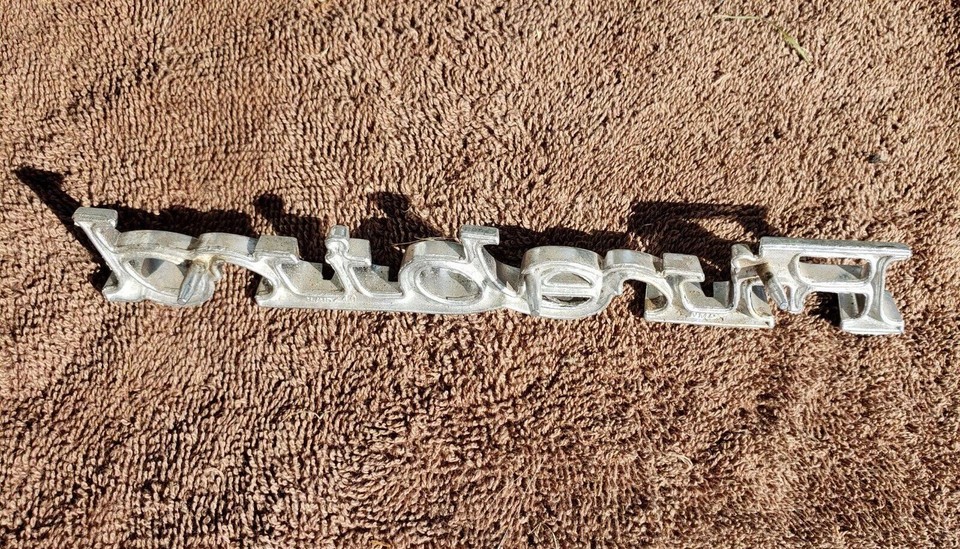 NEW 1971-1981 Firebird Front Fender Script Emblem Chrome All-Metal USA ...