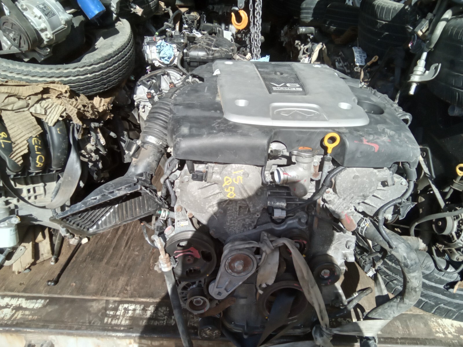 2009-2013 Infiniti G37x G37 EX37 Q50 3.7L V6 4x4 AWD Engine Motor ...