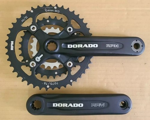 FSA RPM Dorado Crankset 44T 32T 22t 175mm MTB Retro NOS isis | eBay